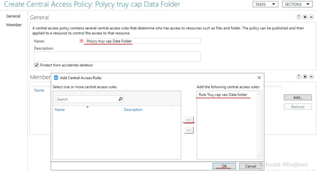 Lab Windows Server 2022 – Module 5 Triển Khai Dynamic Access Control