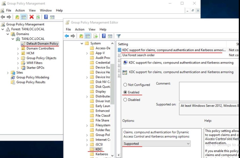Lab Windows Server 2022 – Module 5 Triển Khai Dynamic Access Control