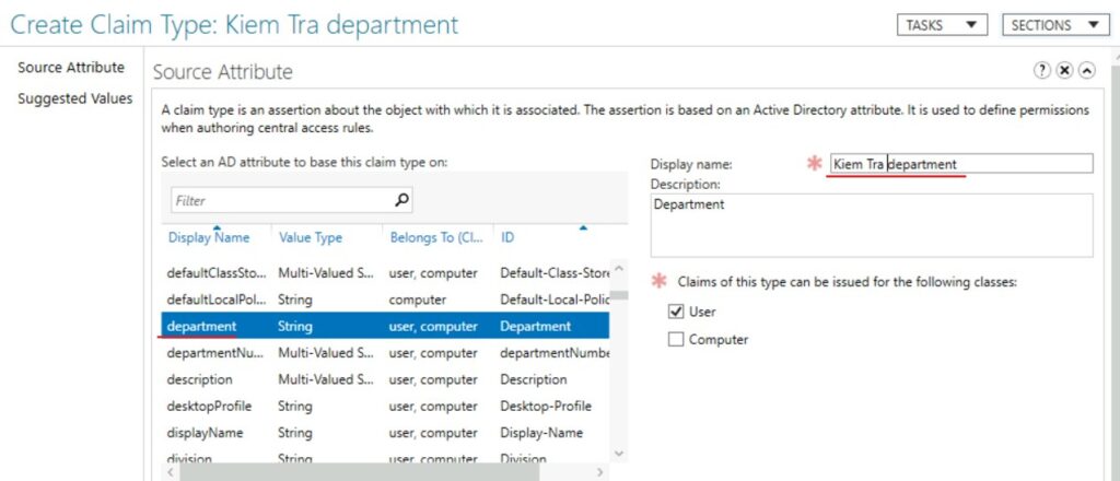 Lab Windows Server 2022 – Module 5 Triển Khai Dynamic Access Control